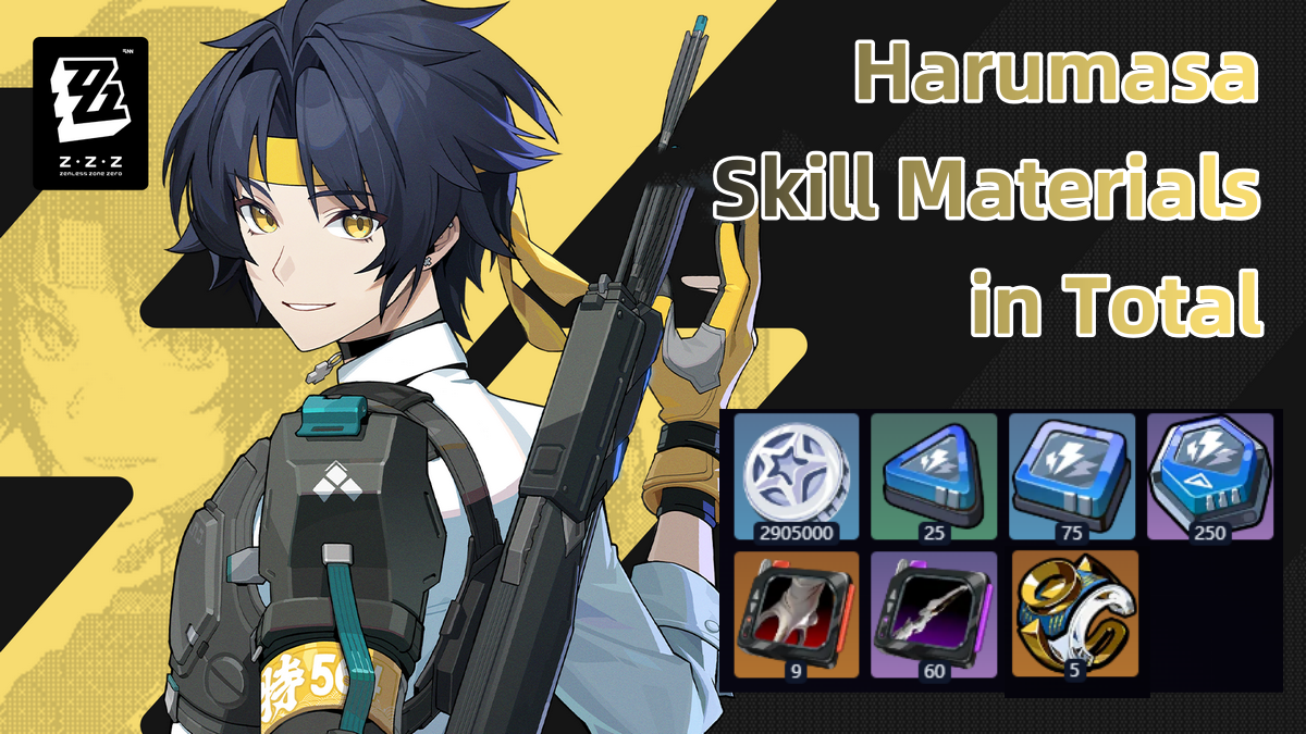 Harumasa Ascesion, Skill & Weapon Materials and Prefarm Guide | Zenless Zone Zero